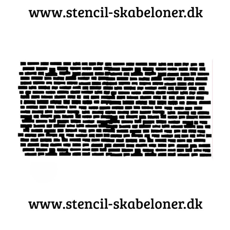 Murstens stencil - skab fede baggrunde med mere med vores fede stencils